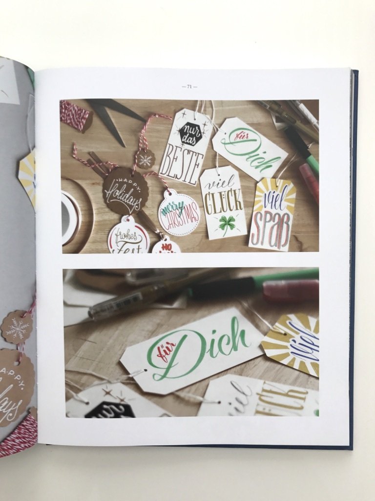 Buchvorstellung Handlettering von A bis Z von Hannah Rabenstein