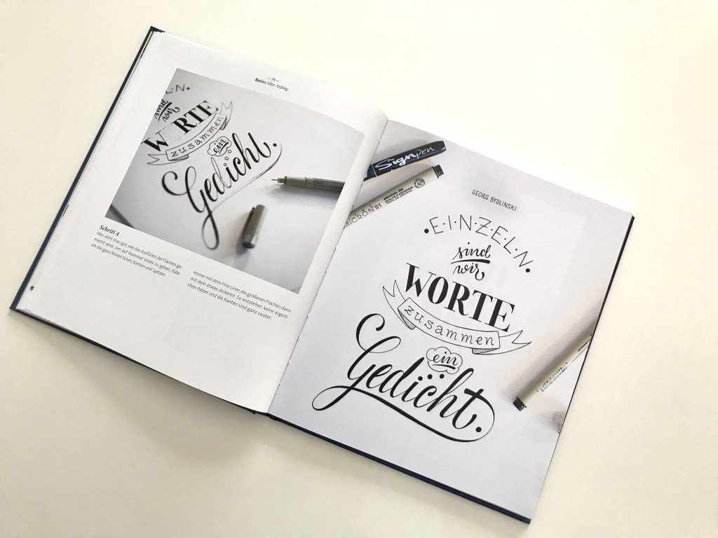 Buchvorstellung Handlettering von A bis Z von Hannah Rabenstein