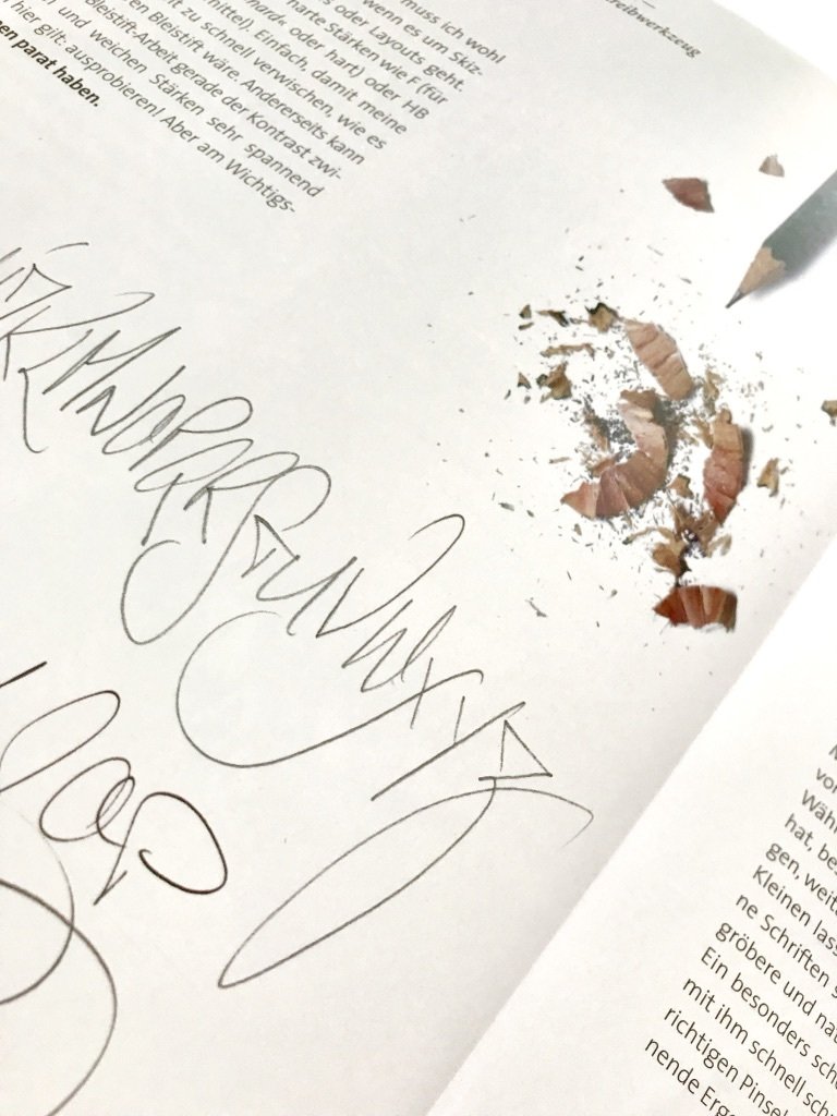 Buchvorstellung Handlettering von A bis Z von Hannah Rabenstein