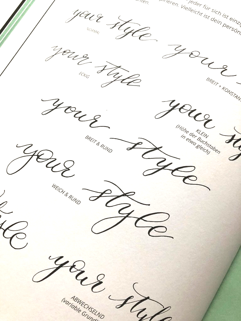Rezension Handlettering. Schöne Schriften Schritt für Schritt, Katja Haas