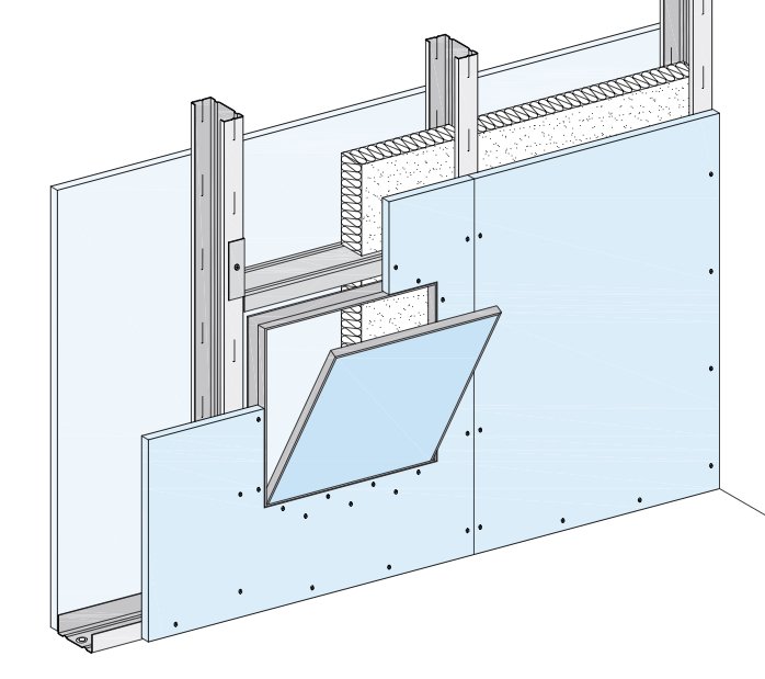 Metallständerwände, Montagewände, Trennwand, Einfachständerwerk, Knauf