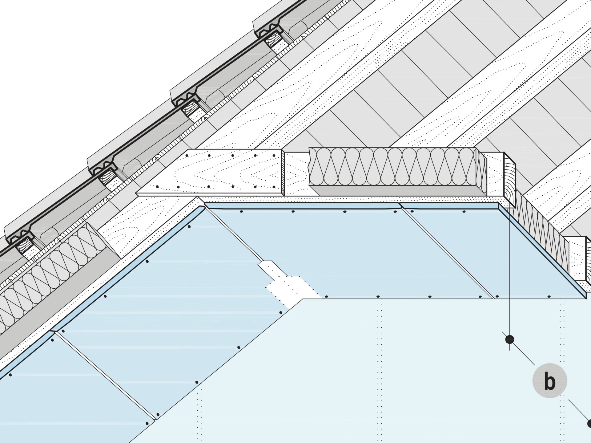 Gipsplattenbeplankung auf einer Metall-Unterkonstruktion, CD 60/27 ...