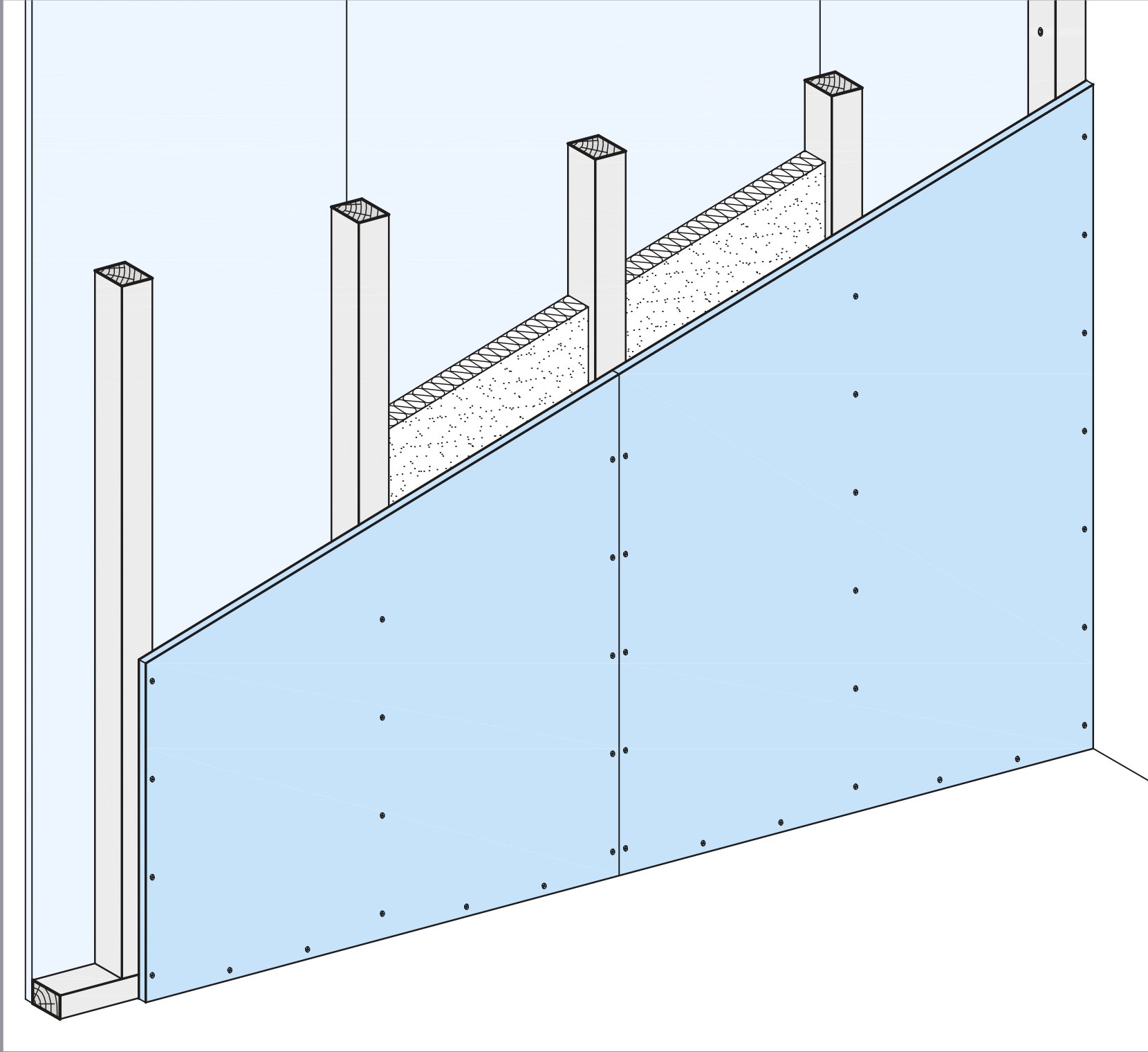 Metallständerwände, Montagewände, Trennwand, Einfachständerwerk, Knauf
