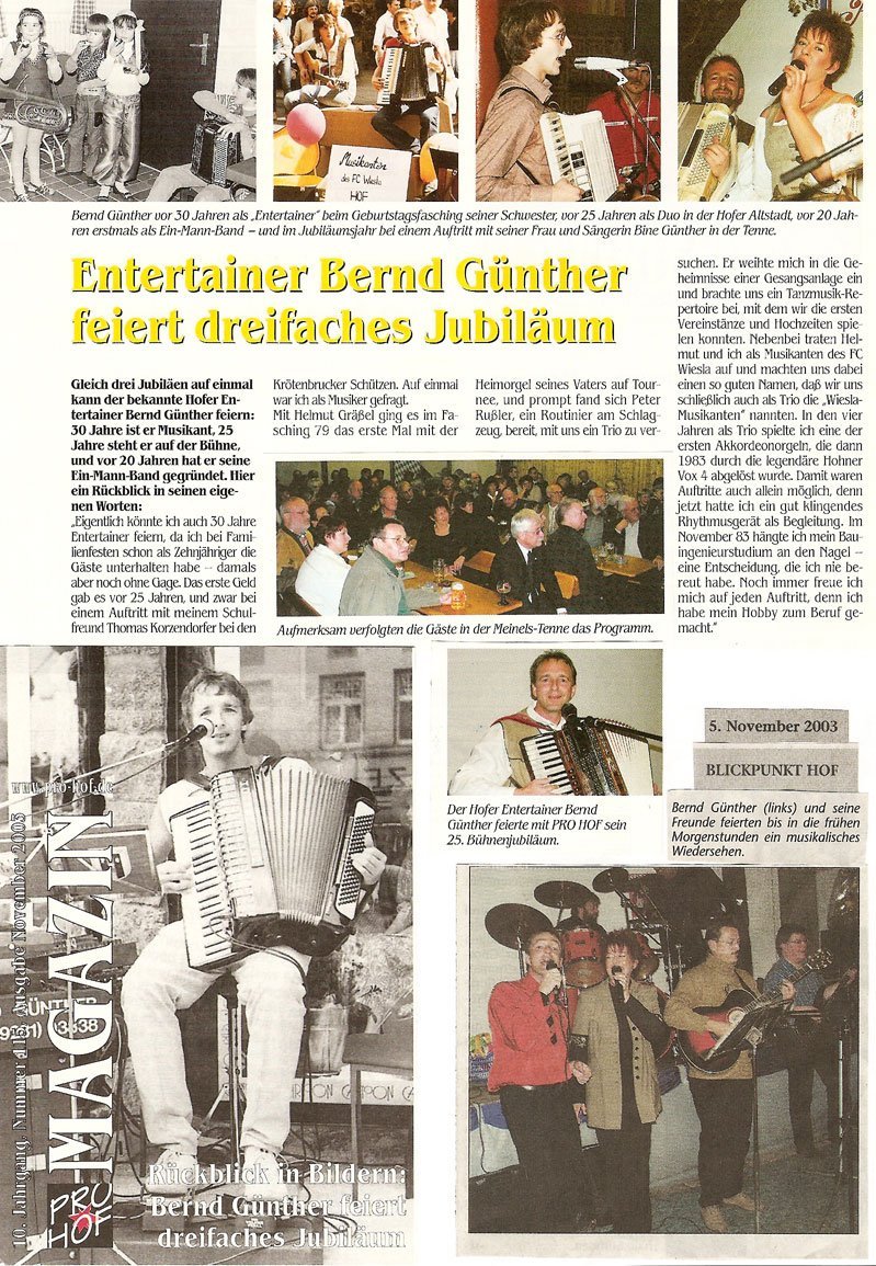 Bernd Günther Musik