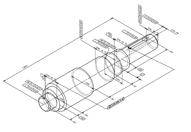 Symbole in technischen Zeichnungen - 3D Drucken - 3D CAD - ISO1101
