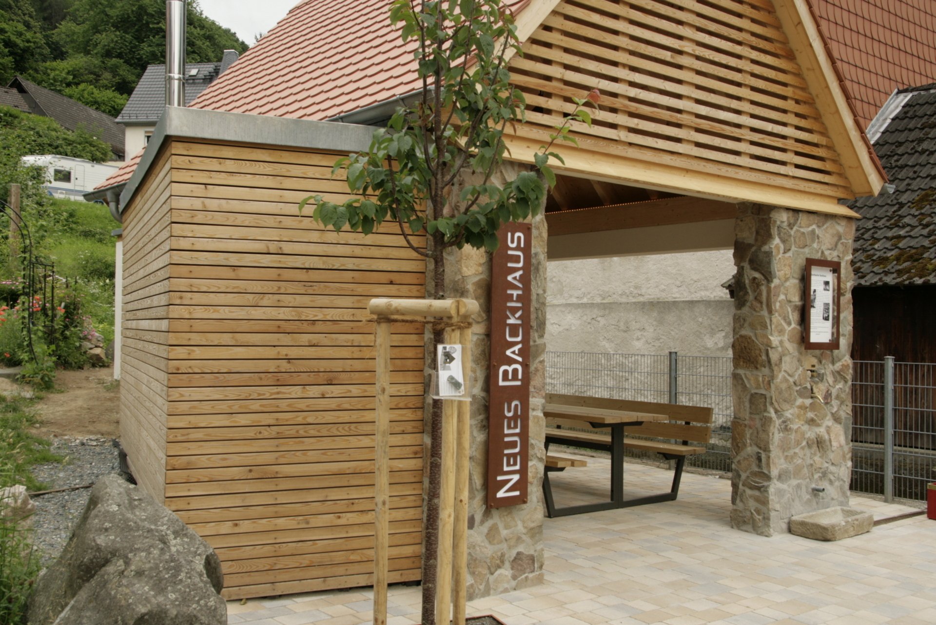 Bildergalerie fertiges BAckhaus