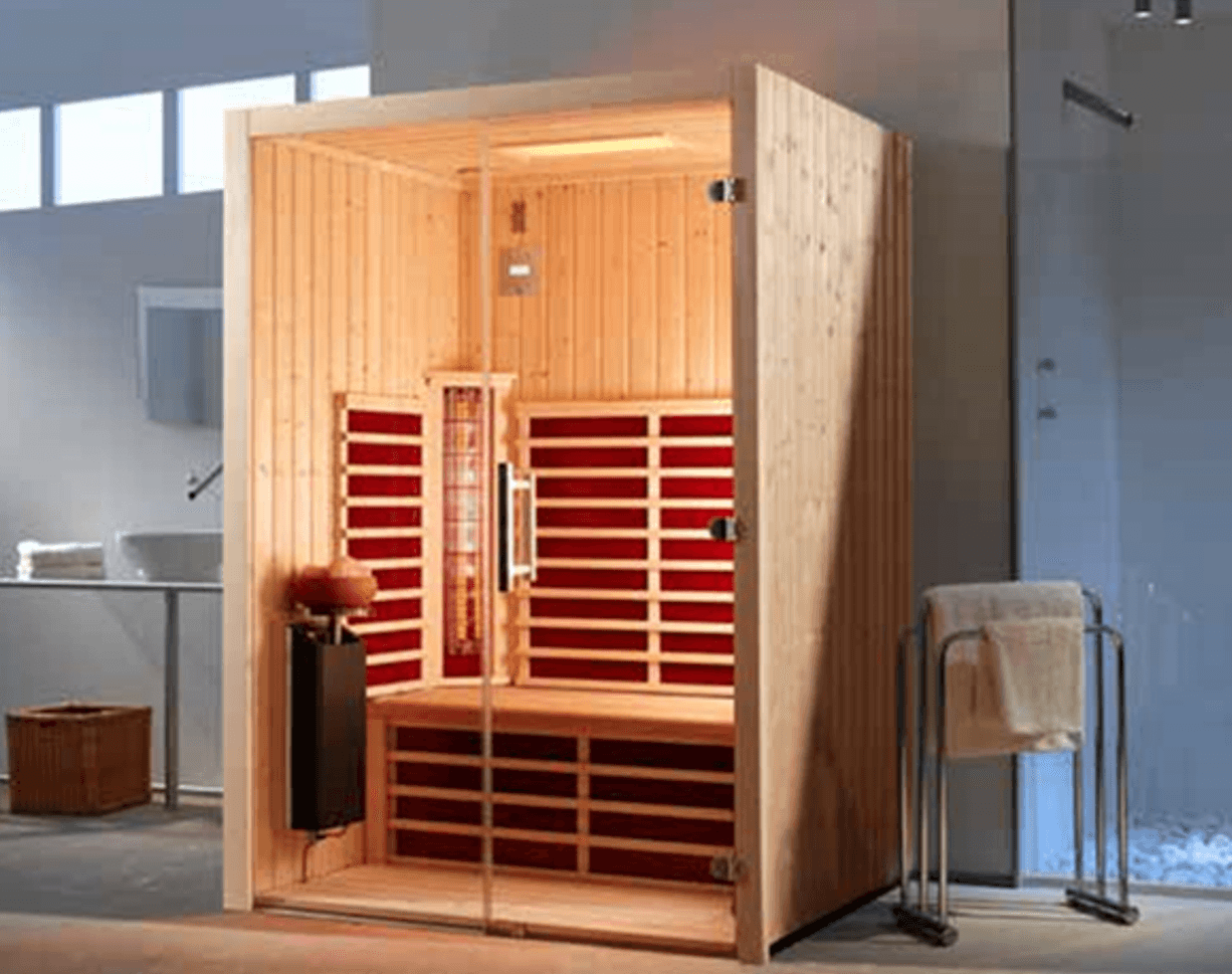 Infrarotwärmekabine TrioSol Glas 145 Fichte