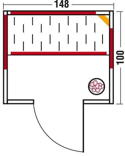 TrioSol Natura 148 Infrarotwärmekabine von Infraworld mit Vitallight