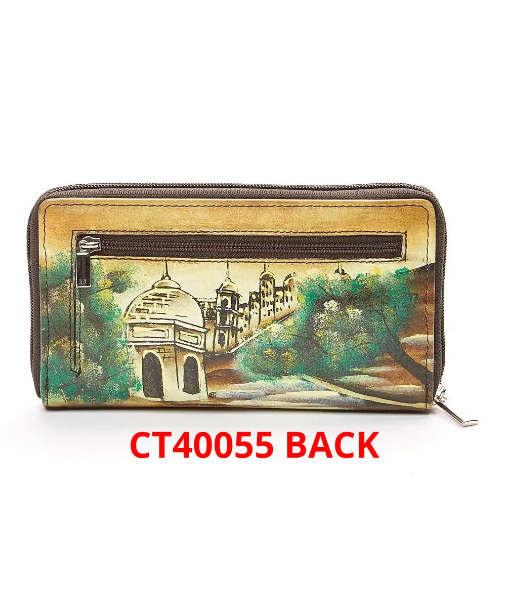 Hand Painted Leather Wallets