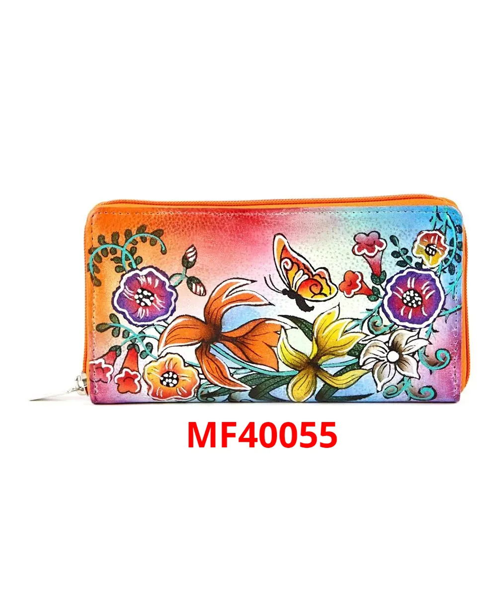Hand Painted Leather Wallets