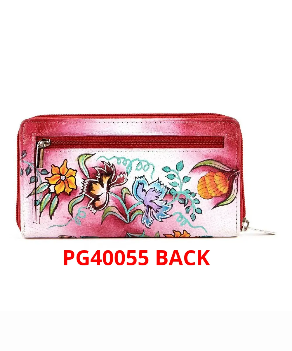 Hand Painted Leather Wallets