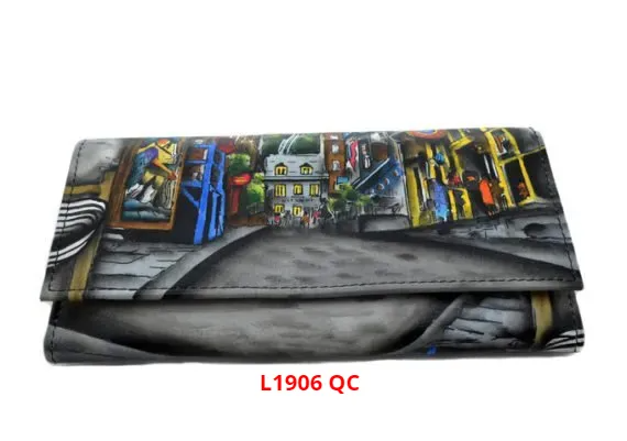 Hand Painted Leather Wallets