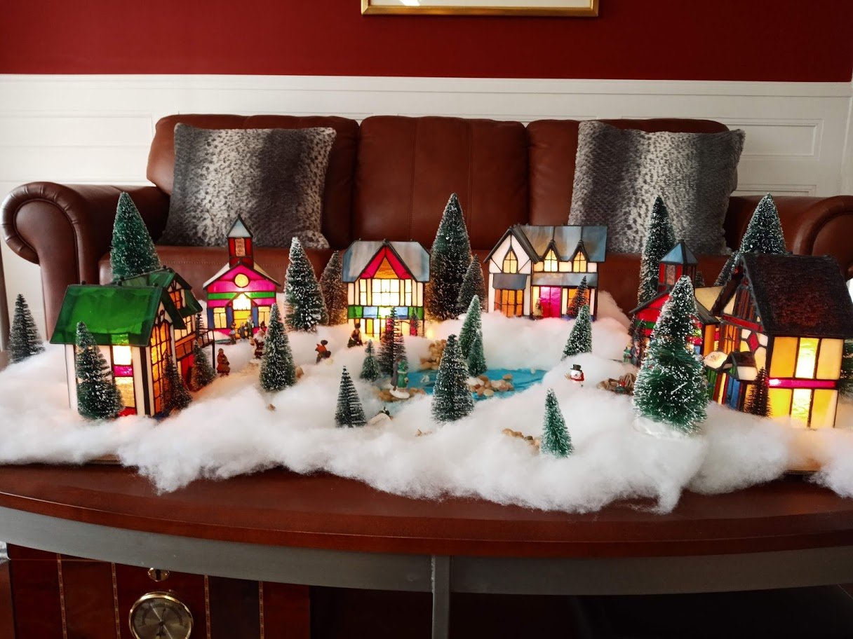 Miniature train displays and villages. We design and build!