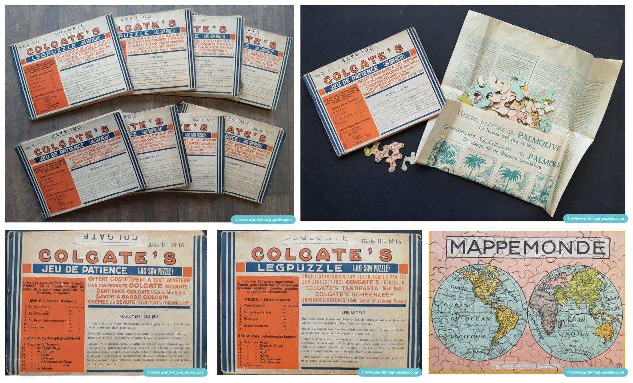 Colgate palmolive map jigsaw puzzles