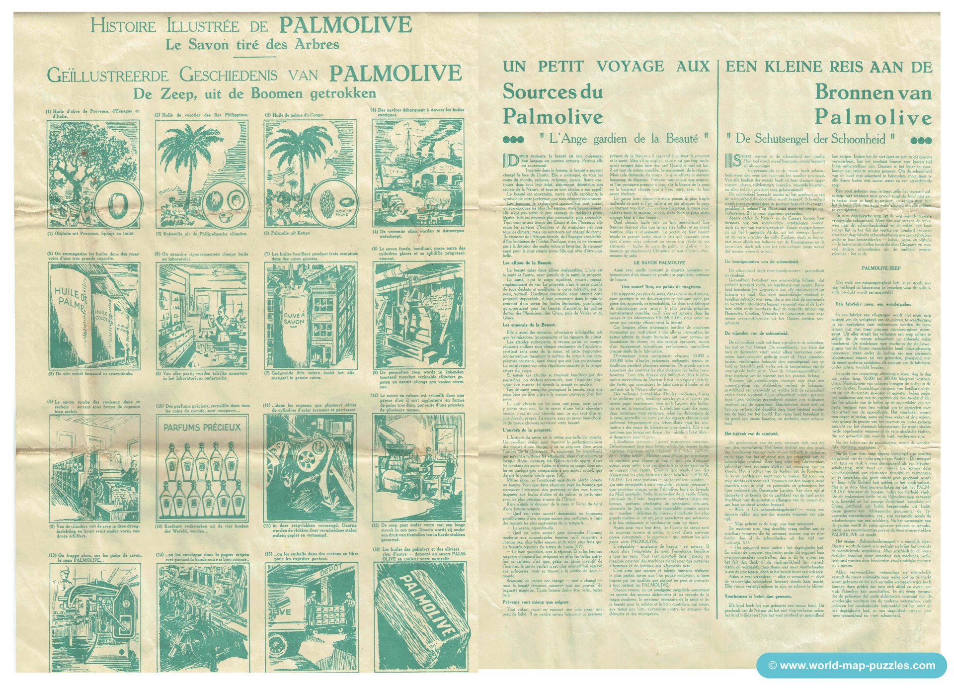 Colgate palmolive map jigsaw puzzles