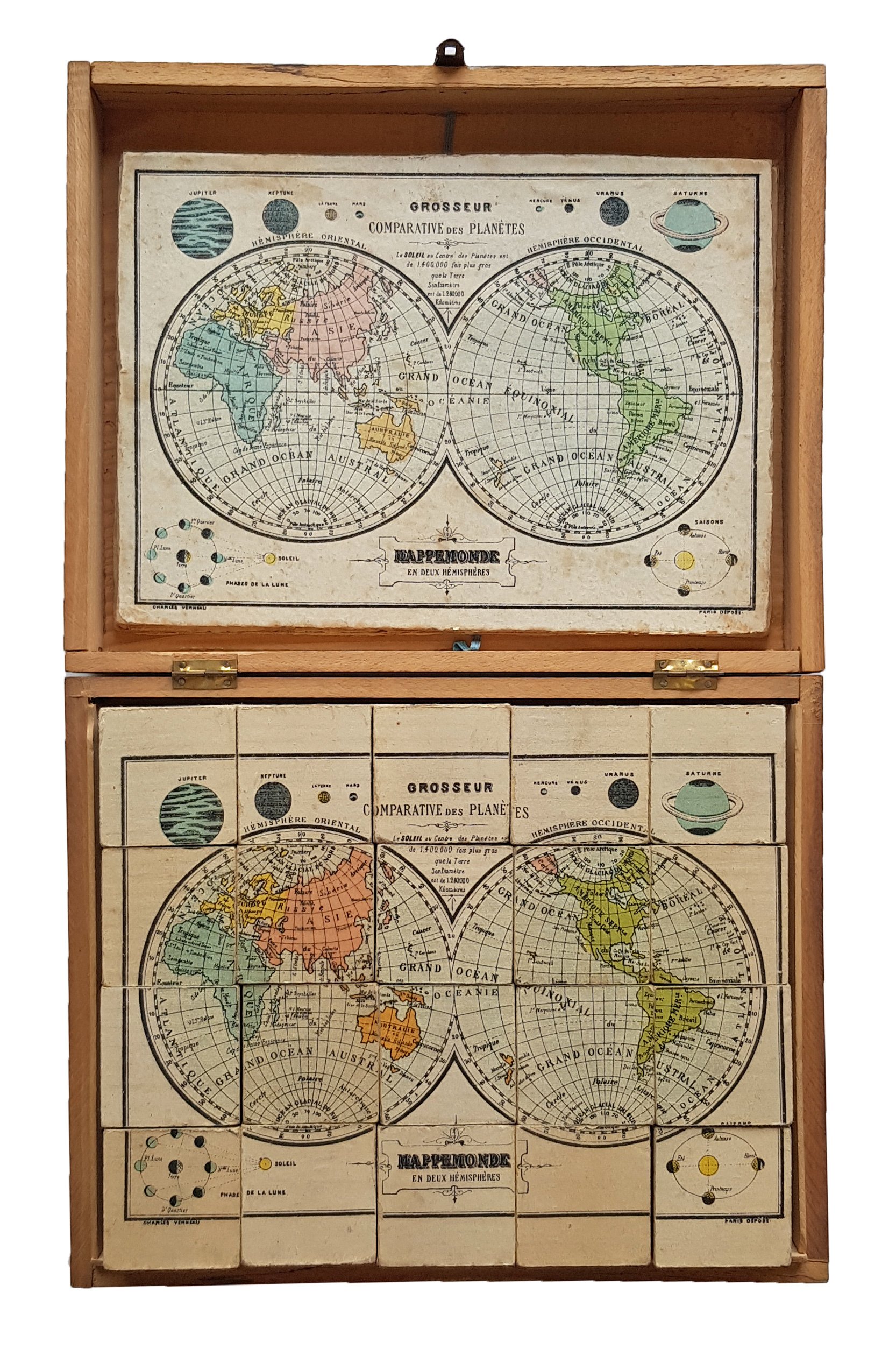 World Map Puzzles - A Fine Collection of Antique Map Puzzles