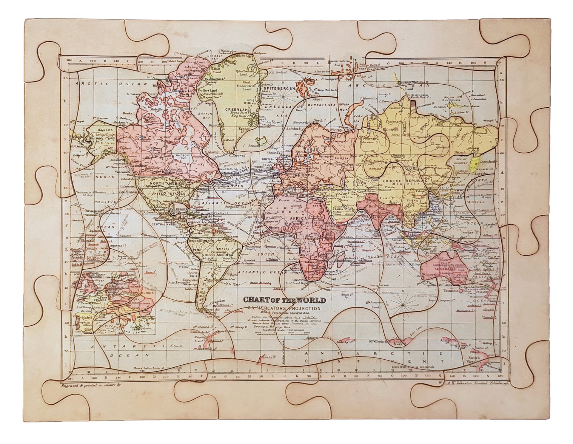 William Peacock map jigsaw puzzles