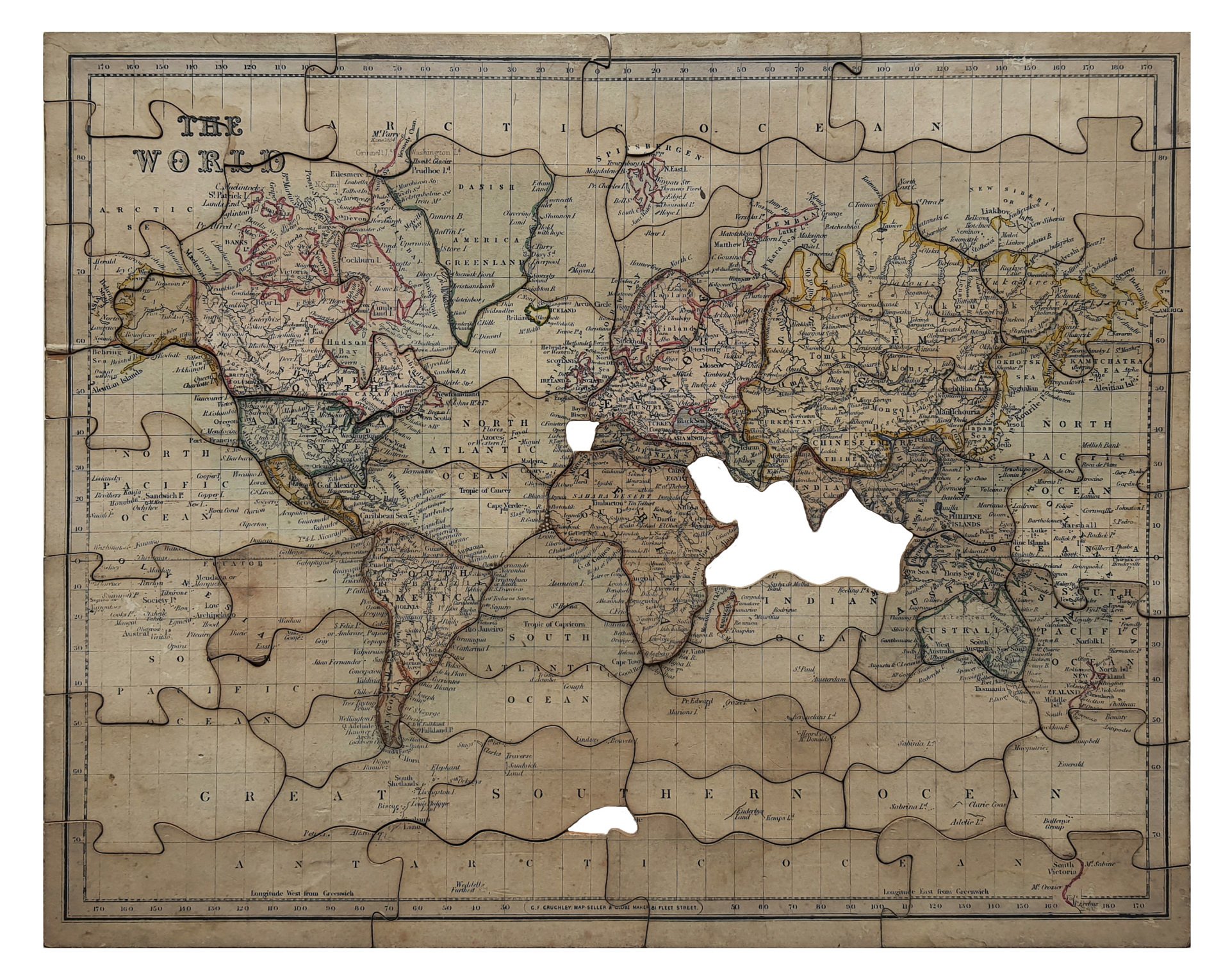 William Peacock map jigsaw puzzles