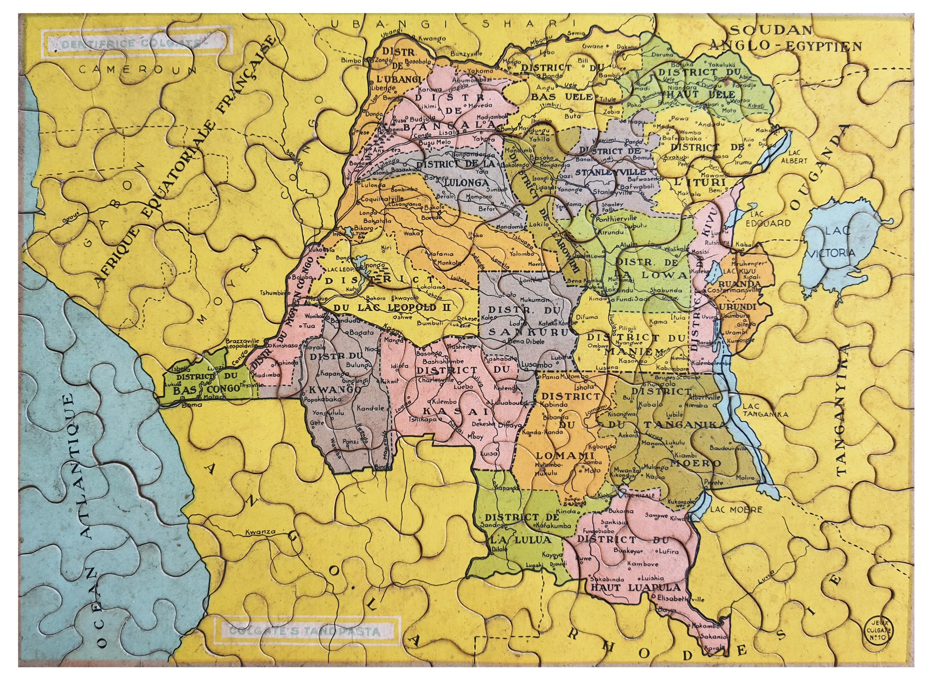 Colgate palmolive map jigsaw puzzles
