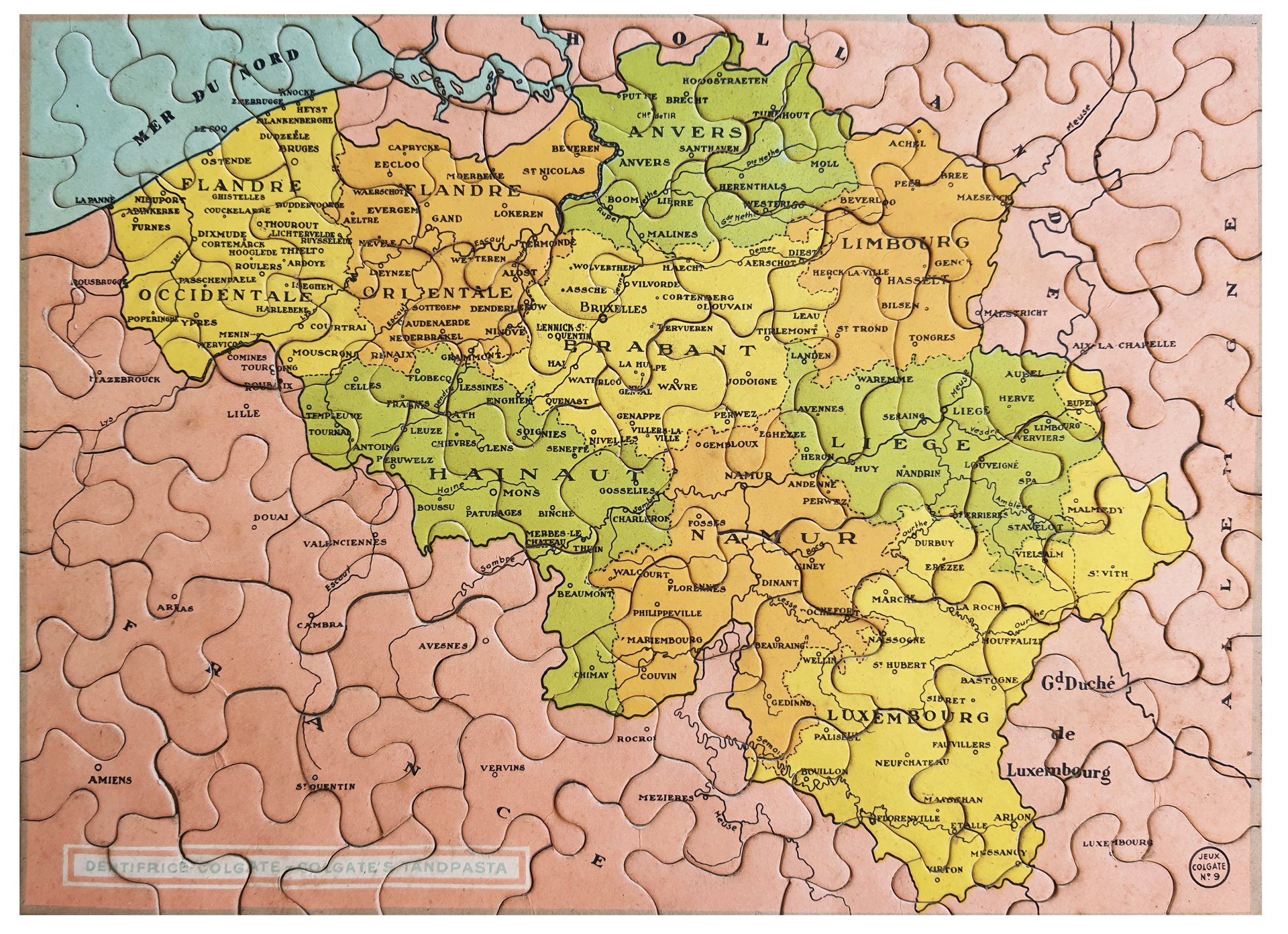 Colgate palmolive map jigsaw puzzles