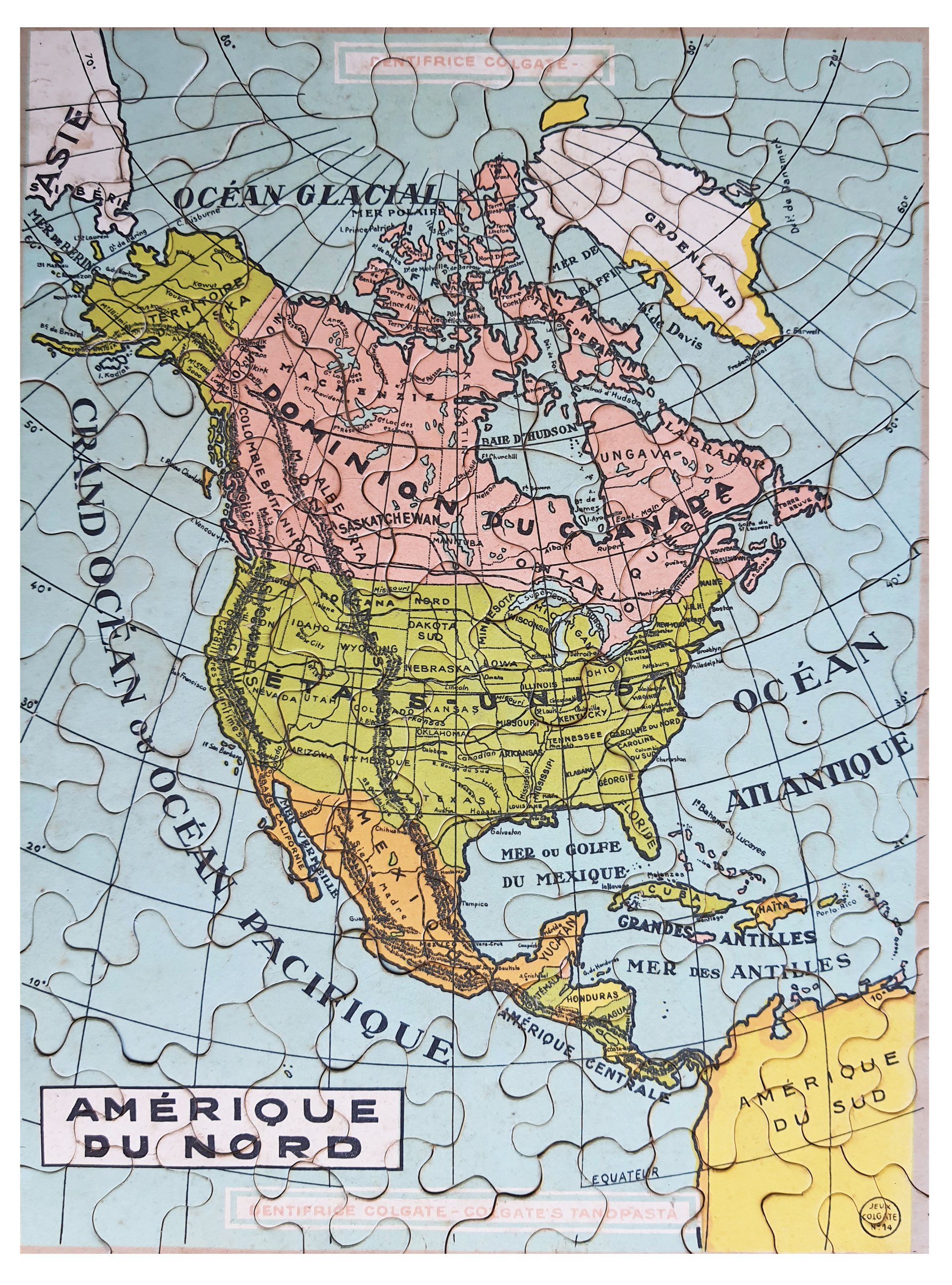 Colgate palmolive map jigsaw puzzles