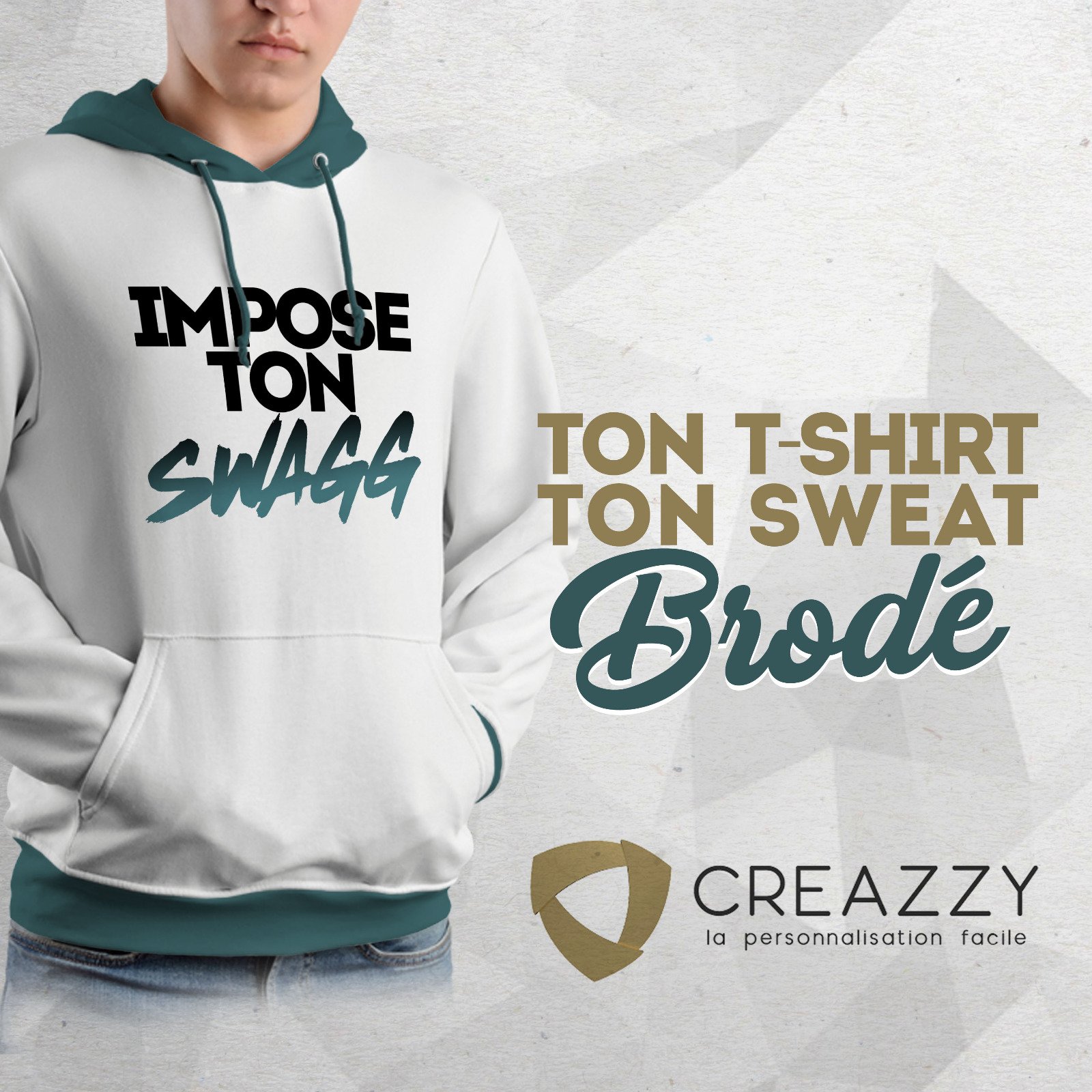 Creazzy - Flocage Transfert Sérigraphie Broderie Laser