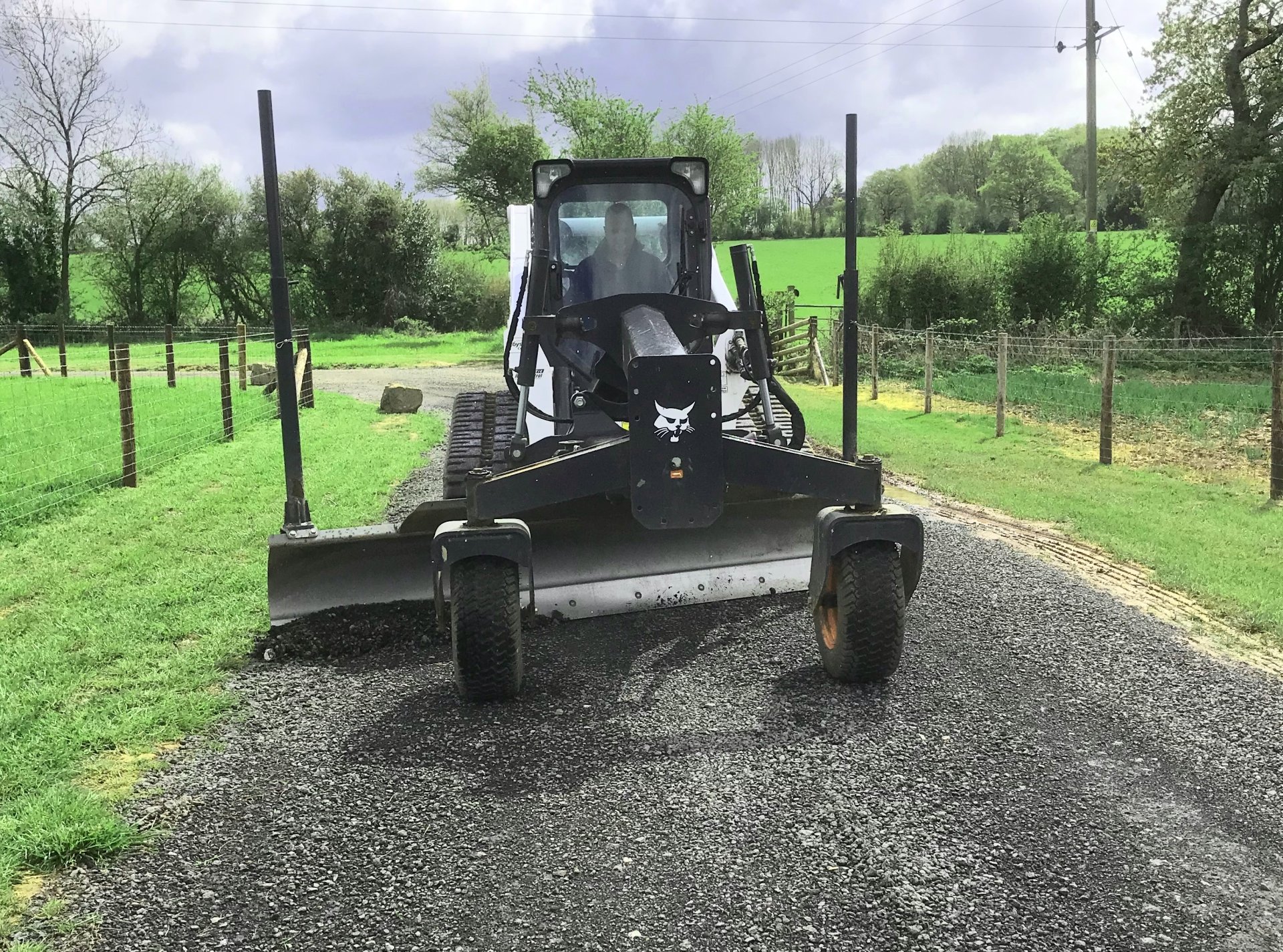 Operated plant hire, farm track repair, road restoration