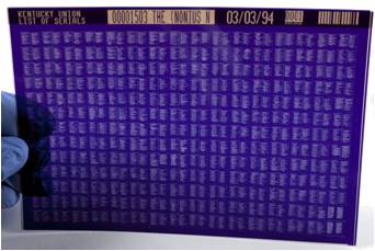 Numérisation microfiches et microfilms