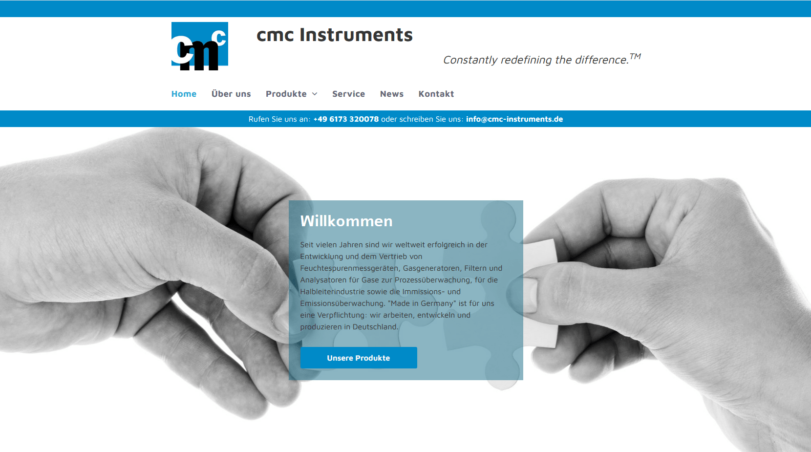 cmc Instruments - Neue Internetseite