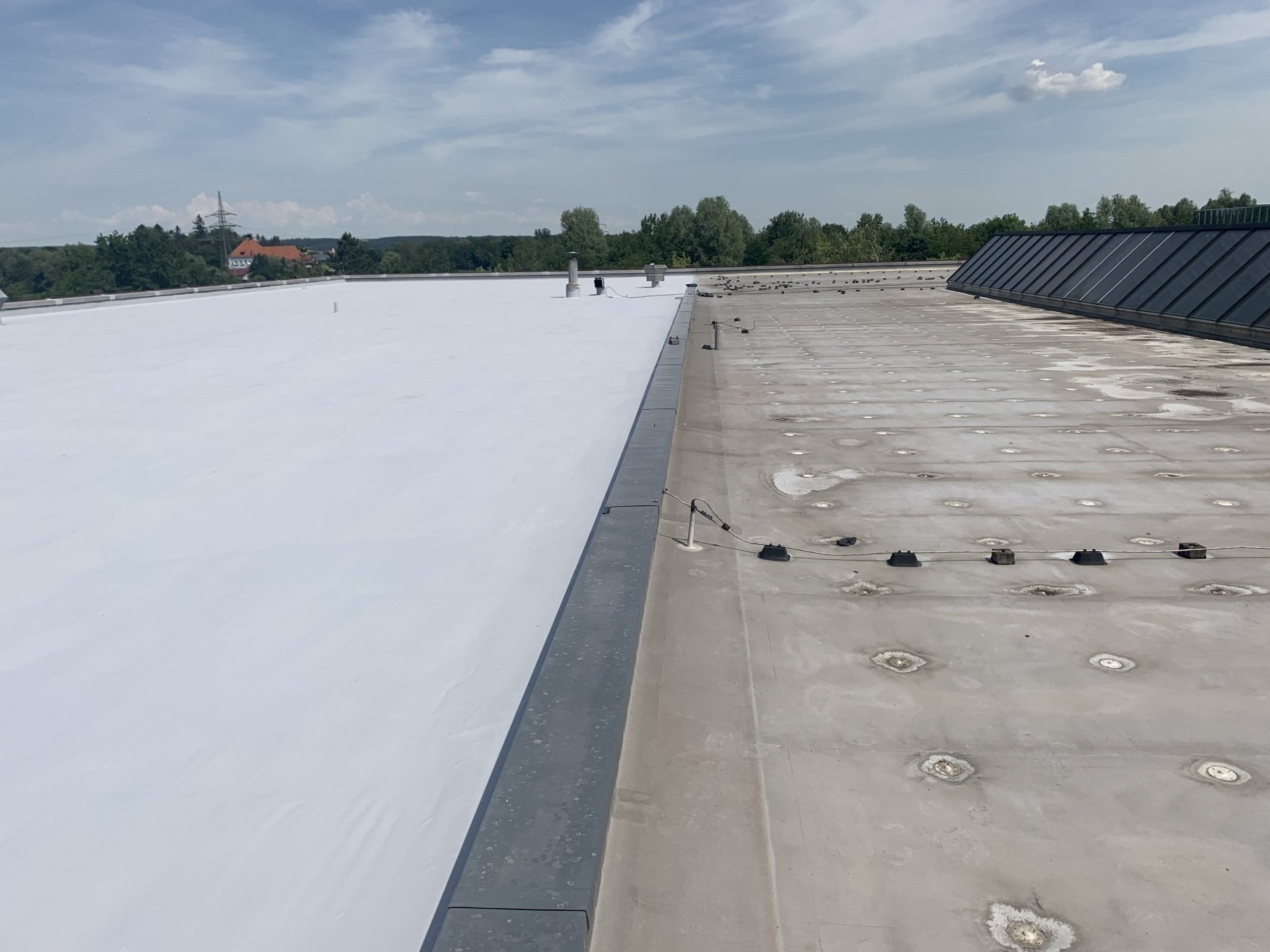 Flachdachabdichtung Foliendach