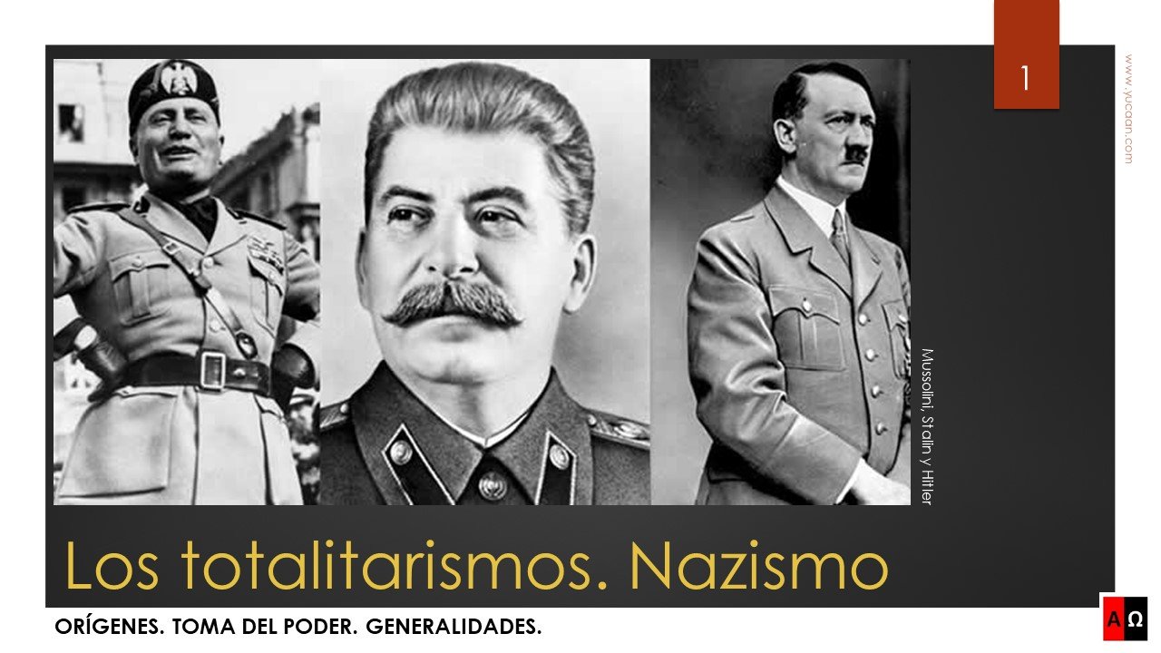 Historia. Edad Contemporánea. Período de entreguerras y totalitarismos.