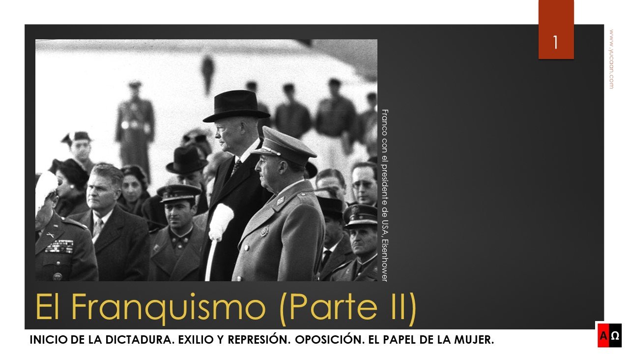 Historia. Edad Contemporánea. El franquismo.
