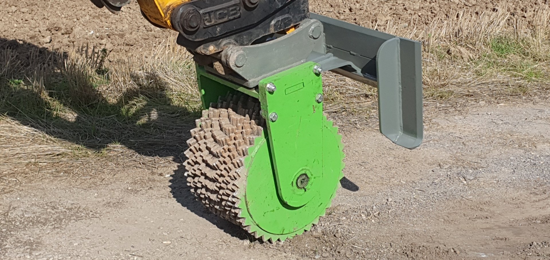 testing the compactor grader wheel