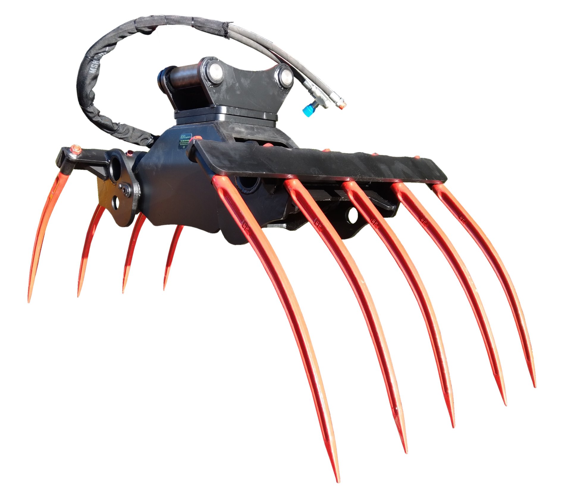 RSL Engineering Excavator Attachments - Log Grabs