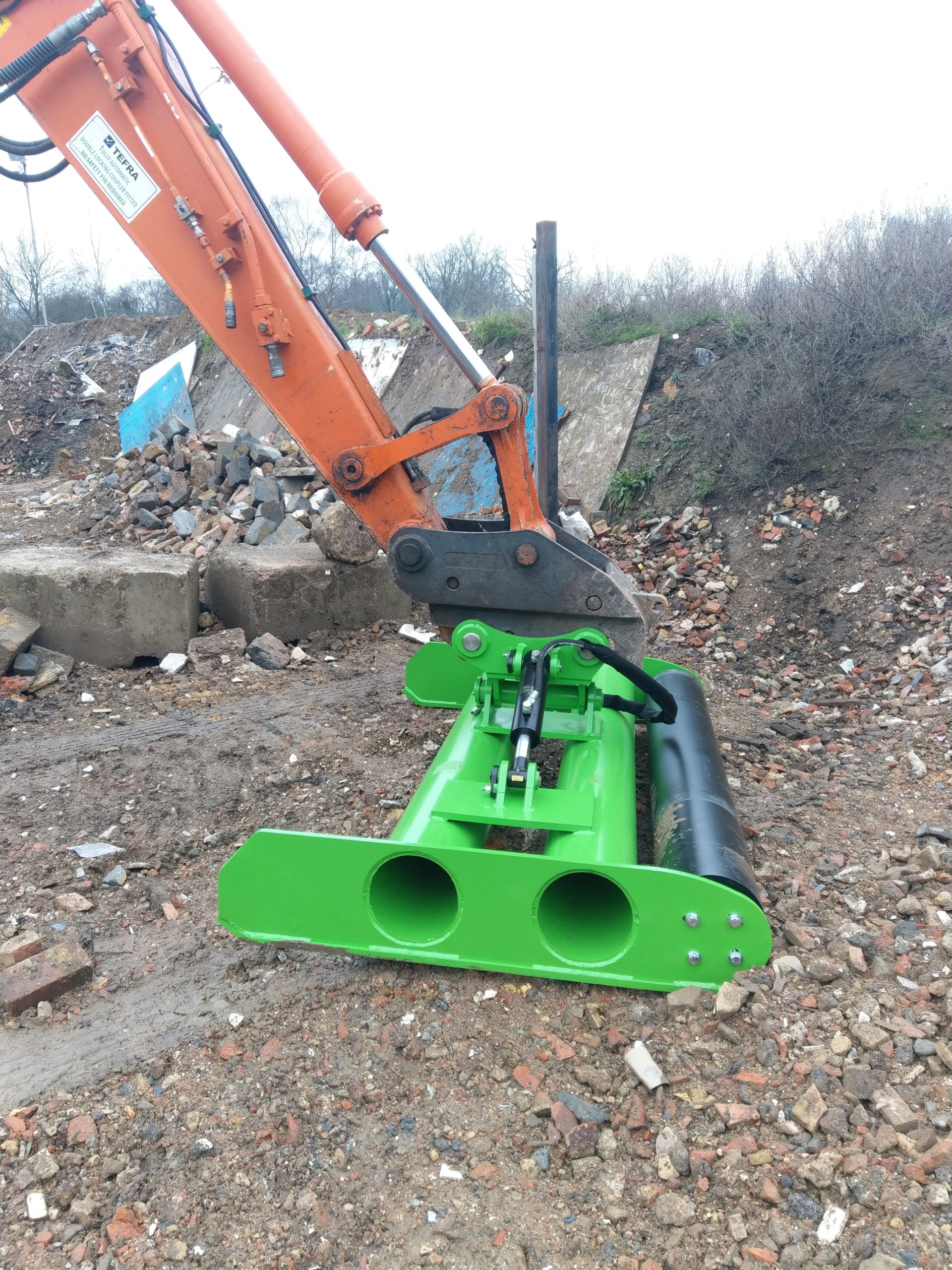 RSL Engineering Excavator Attachments -Grading Beams