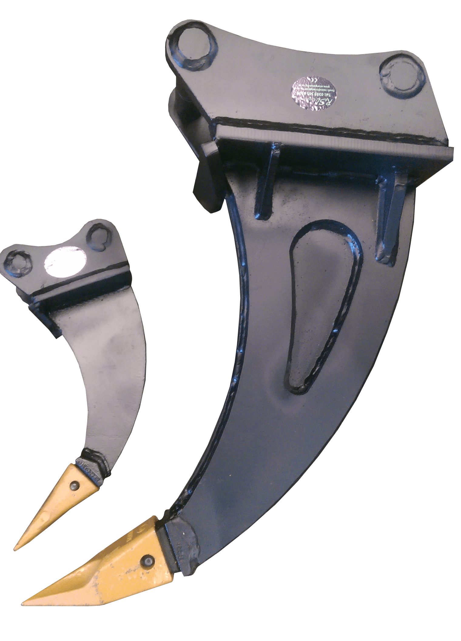 RSL Engineering Excavator Attachments - Root Ripper Tines