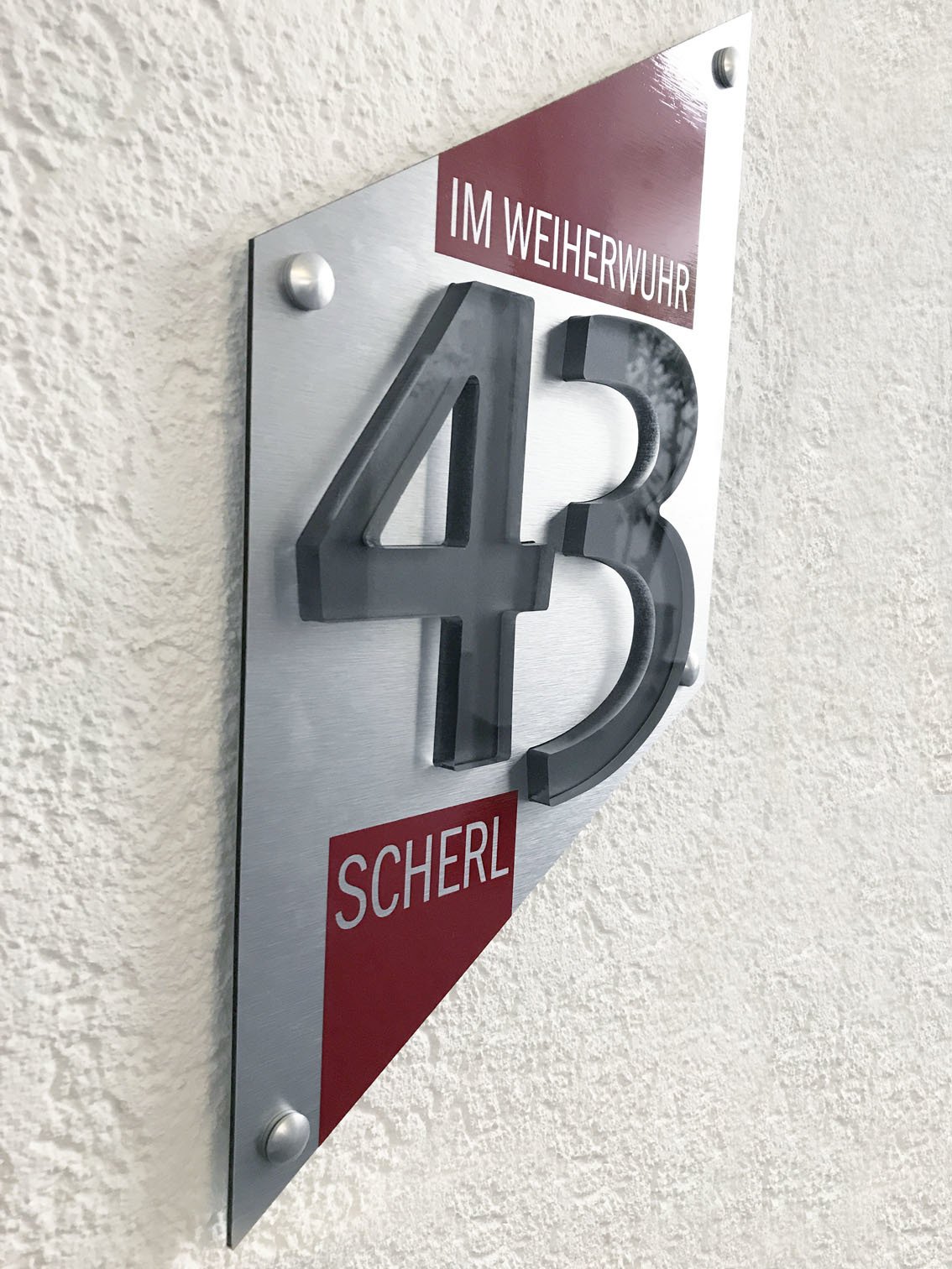 my-hausnummer.de - exklusive Design-Hausnummern