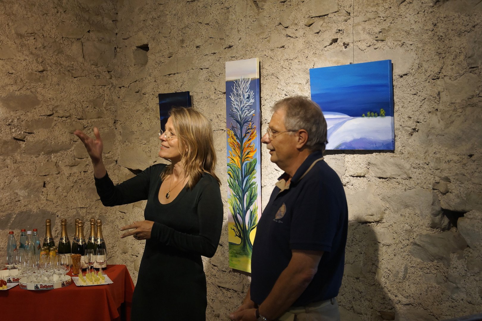 Dr. Eva Rottmann (Dozentin und Malerin): Ausstellung