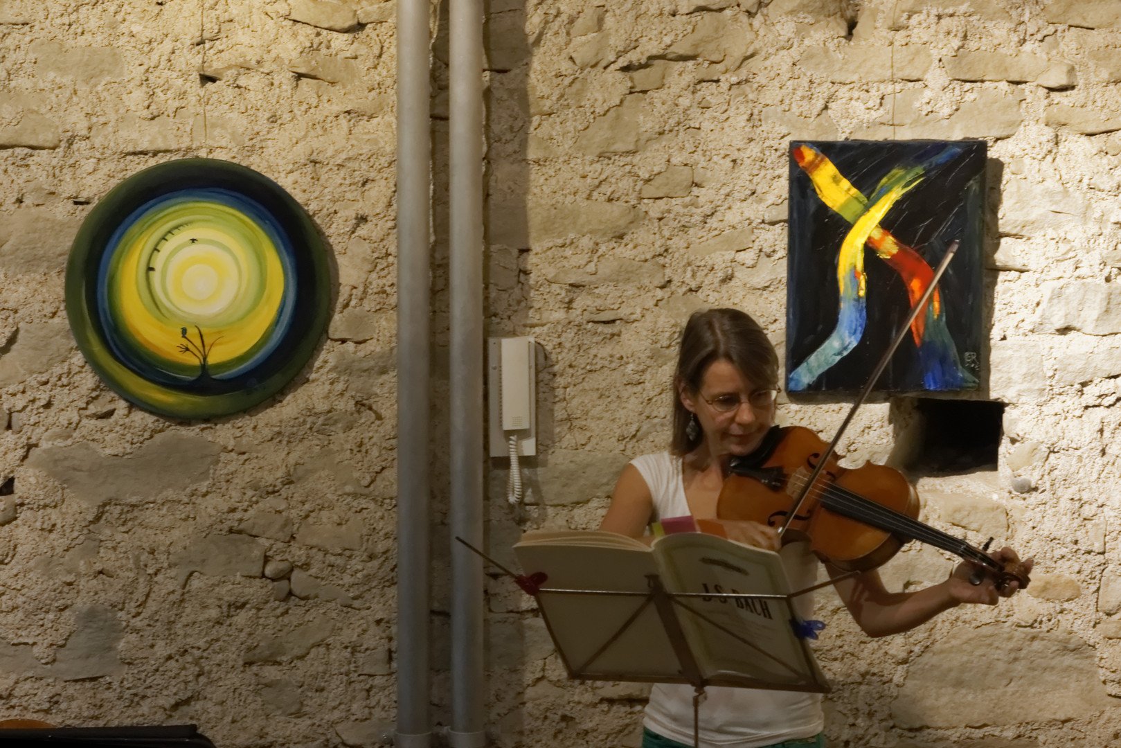 Dr. Eva Rottmann (Dozentin und Malerin): Ausstellung