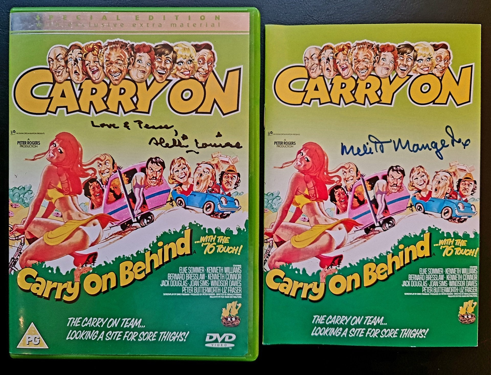 Carry On Films (Signed DVDs) 1967 to 1992
