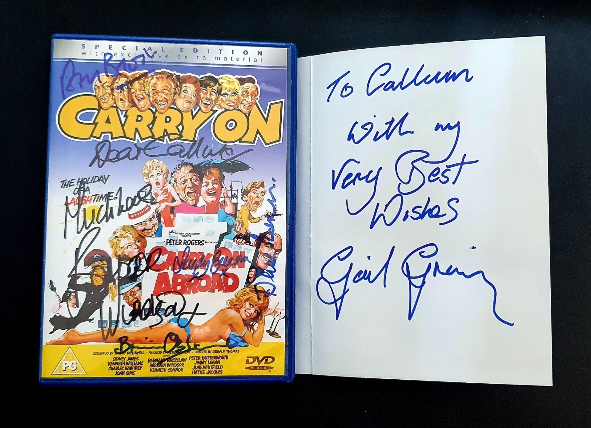 Carry On Films (Signed DVDs) 1967 to 1992