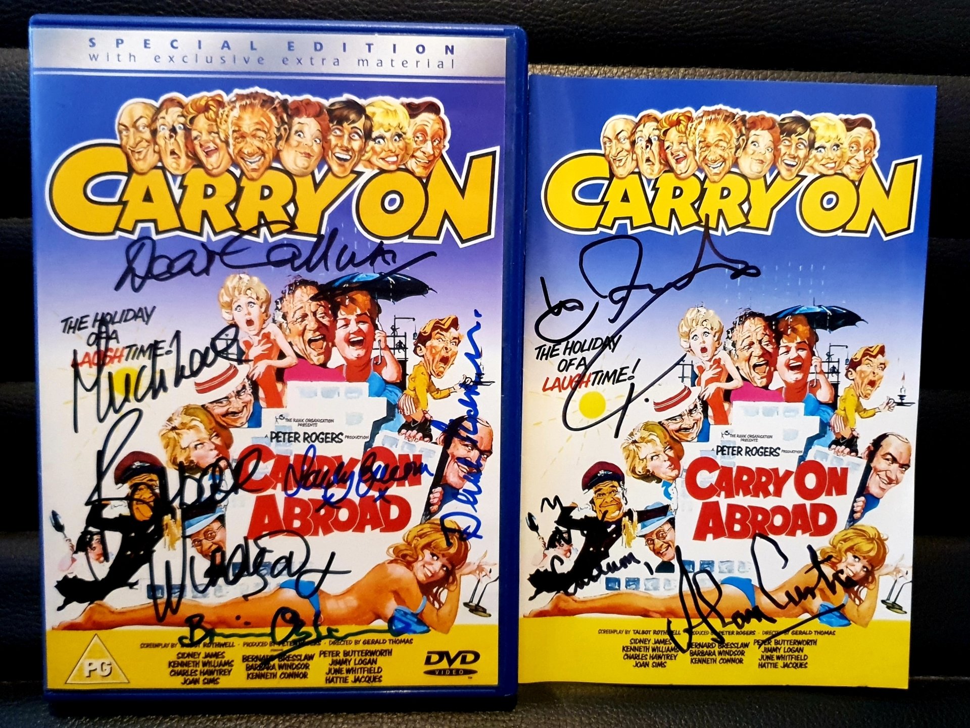 Carry On Films (Signed DVDs) 1967 to 1992