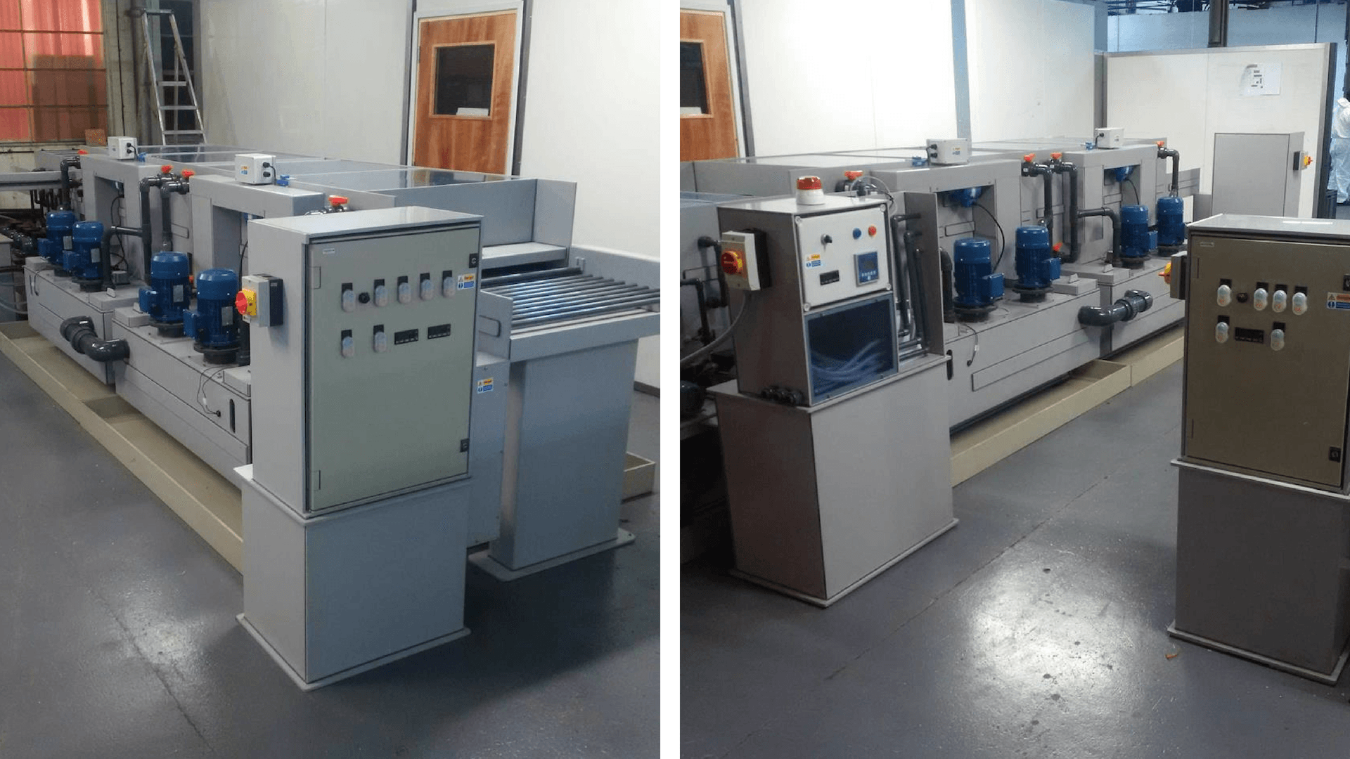 High volume chemical milling for automotive industry