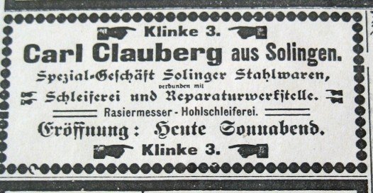 Carl-Erich Clauberg GmbH - Unternehmensgeschichte