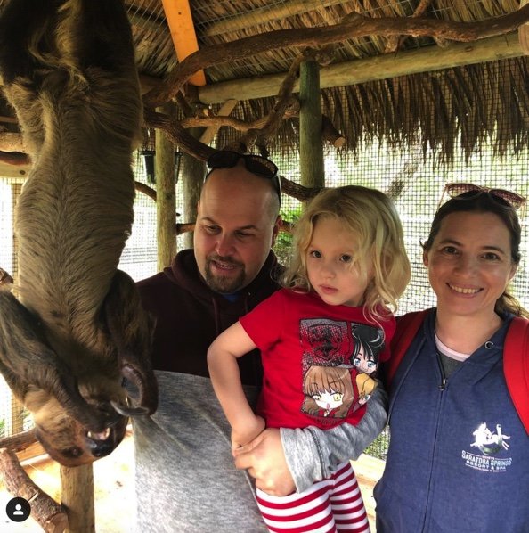 Pet a sloth at Amazing Animals Inc. Wildlife Preserve