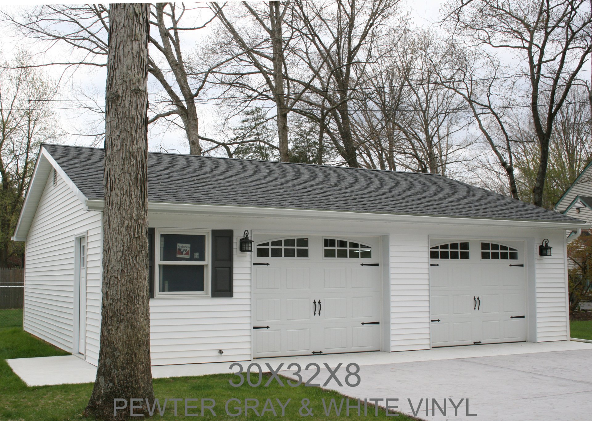 Pictures of Pole Buildings with Vinyl and Wood Siding