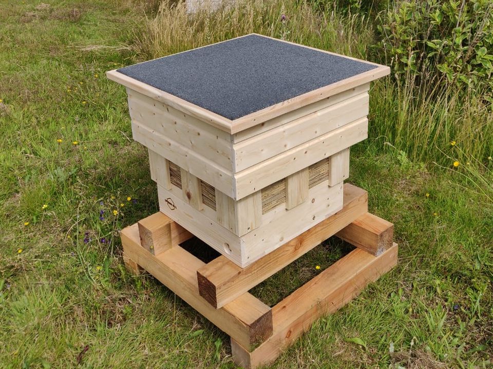 OPTIMAL BEES, Beste Bienen Beute, Klima Beute, Schilf Stroh Beute ...
