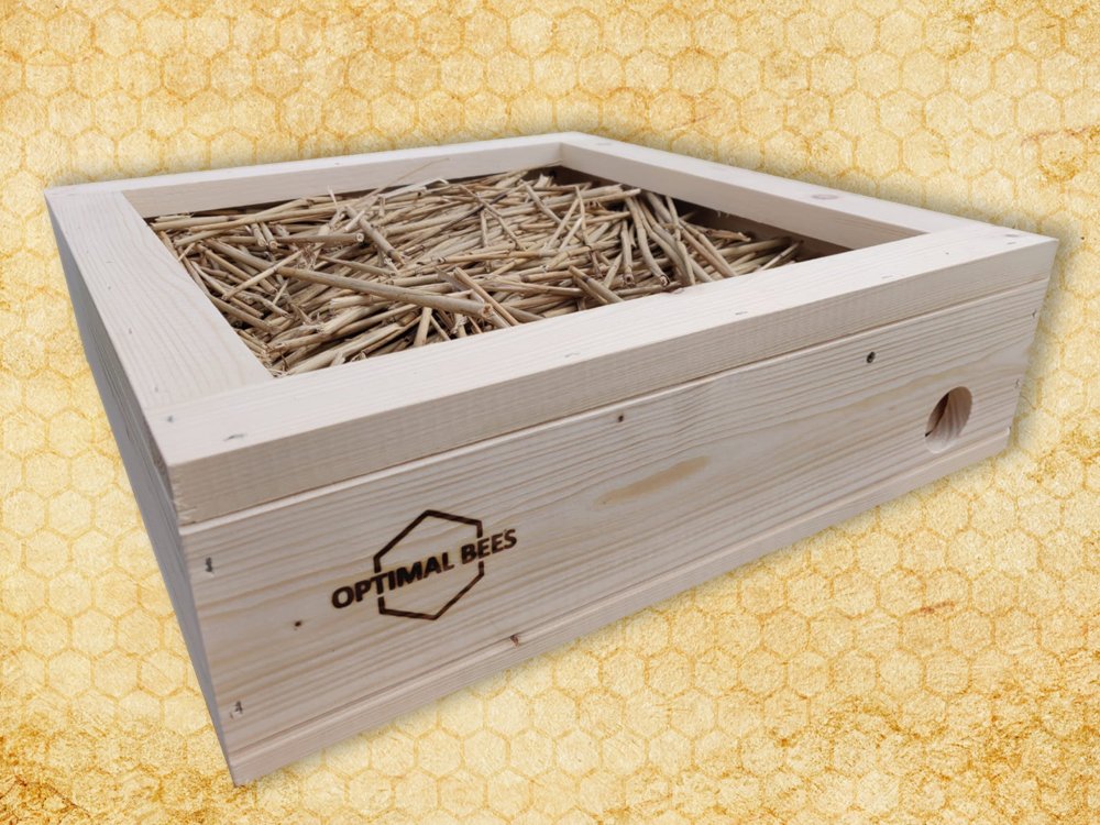 OPTIMAL BEES, Beste Bienen Beute, Klima Beute, Schilf Stroh Beute ...