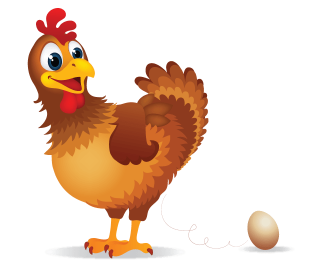 Hühner und Menschen