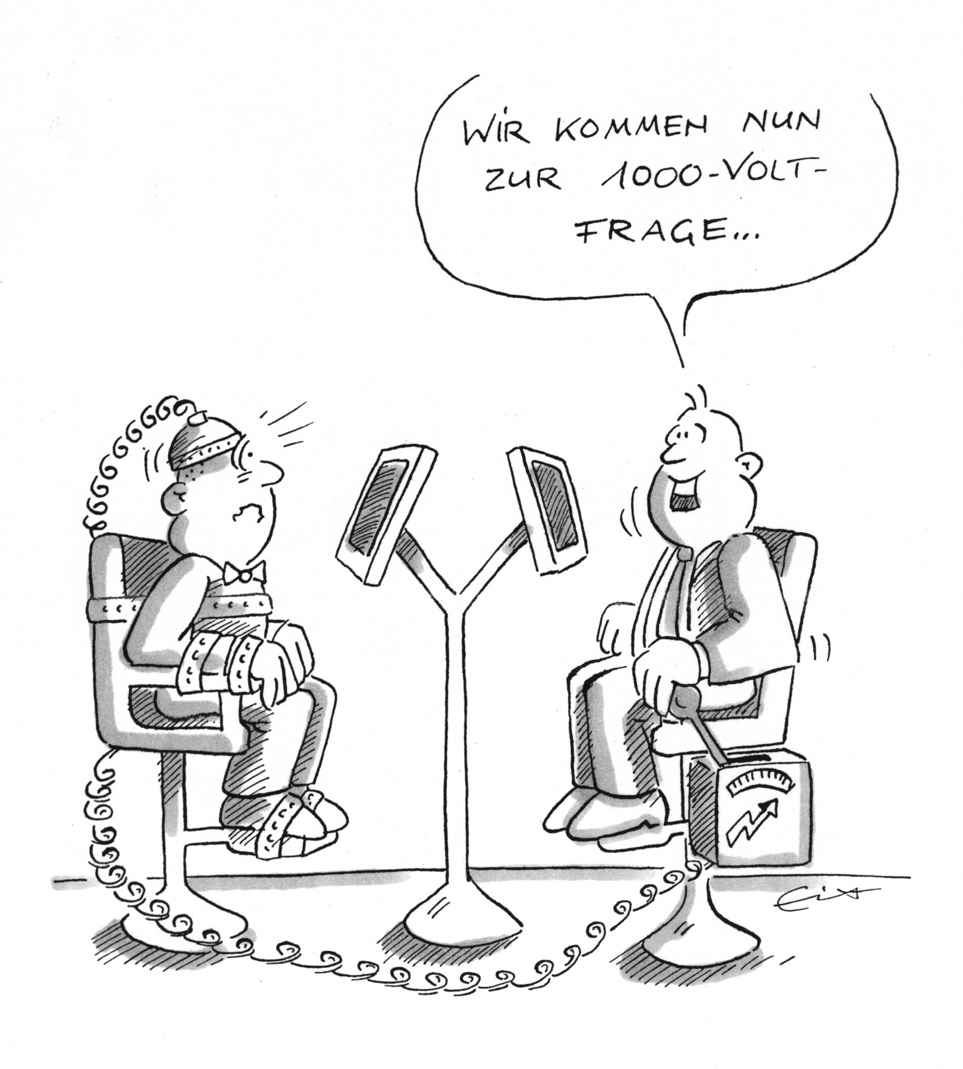 CARTOON EISERT kritische Cartoons